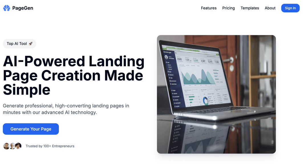 Pagegen Templates For Web Pages
