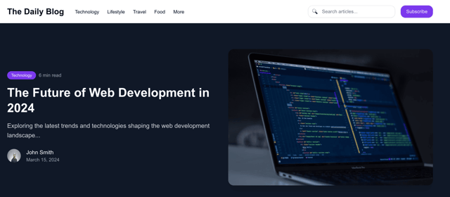 PageGen Templates for Web Pages